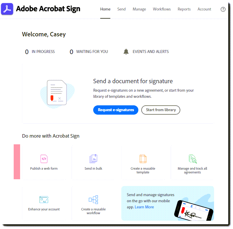 Configure Self Signing Workflows